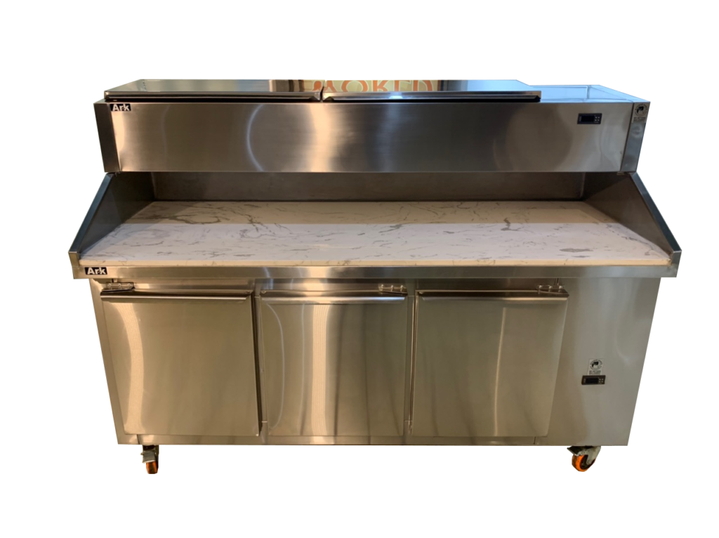 Under-counter Chiller 6 with Salad Bar - Kitchen Dunya